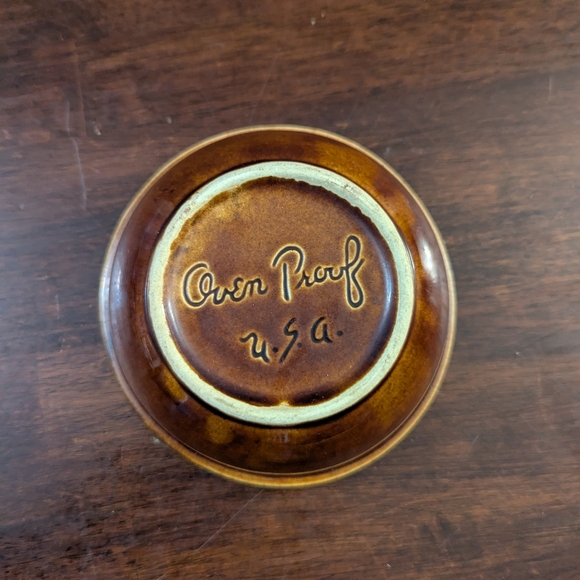 Hull Pottery | Dining | Vintage Hull Pottery Brown Drip Dish Euc | Poshmark